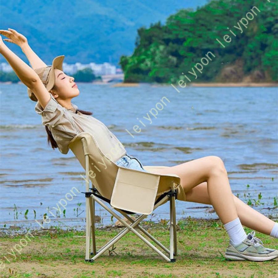 アウトドアチェア リクライニング 折り畳み 椅子 ガーデンチェア 折りたたみチェア キャンプチェア リクライニングチェア コンパクト 携帯便利 ピクニック : leiypon - 通販 ...