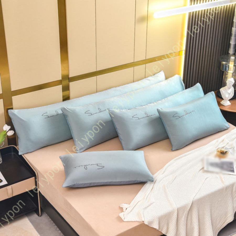 ロング枕カバー 二人掛け シングル ダブル ロング枕用 おしゃれ ロング 枕カバー 無地 ロングピロー対応 まくら ピロケース ロングピロー カバー 北欧 : leiypon - 通販 ...