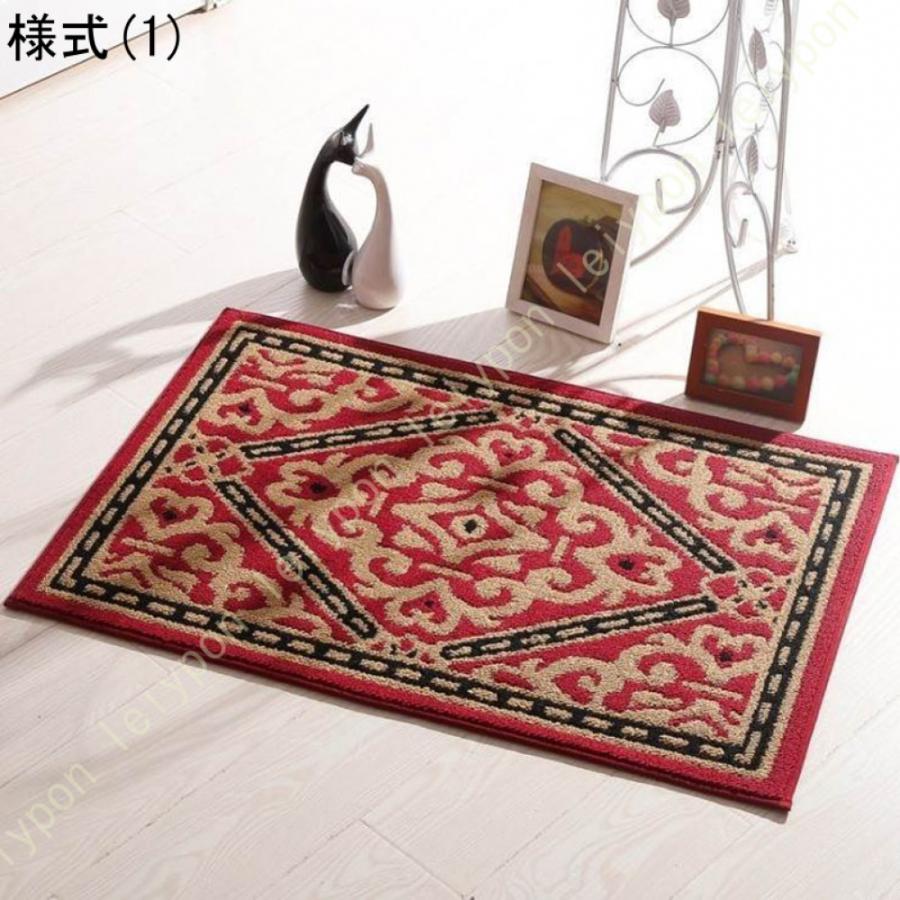 玄関マット 室内 オシャレ 北欧風 エスニック 花模様 クラシック マット おしゃれ 屋外用 床保護 ドアマット ラグマット 屋外 泥落としマット 洗える :pio-p3k-DQDBL ...