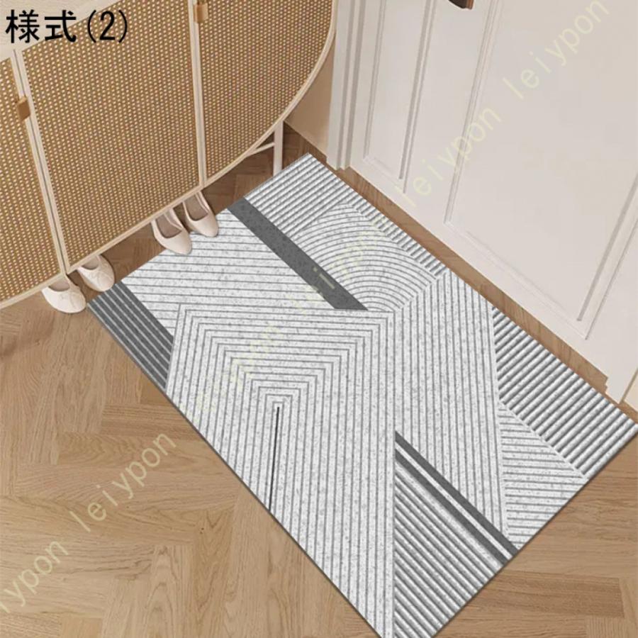 玄関マット 泥落としマット 屋内屋外兼用 ドアマット モダン 北欧 室内 おしゃれ 吸水 洗える 業務用 家庭用 滑り止め付き インテリア 雑貨 泥落とし 耐磨耗性 :pio-p3k ...