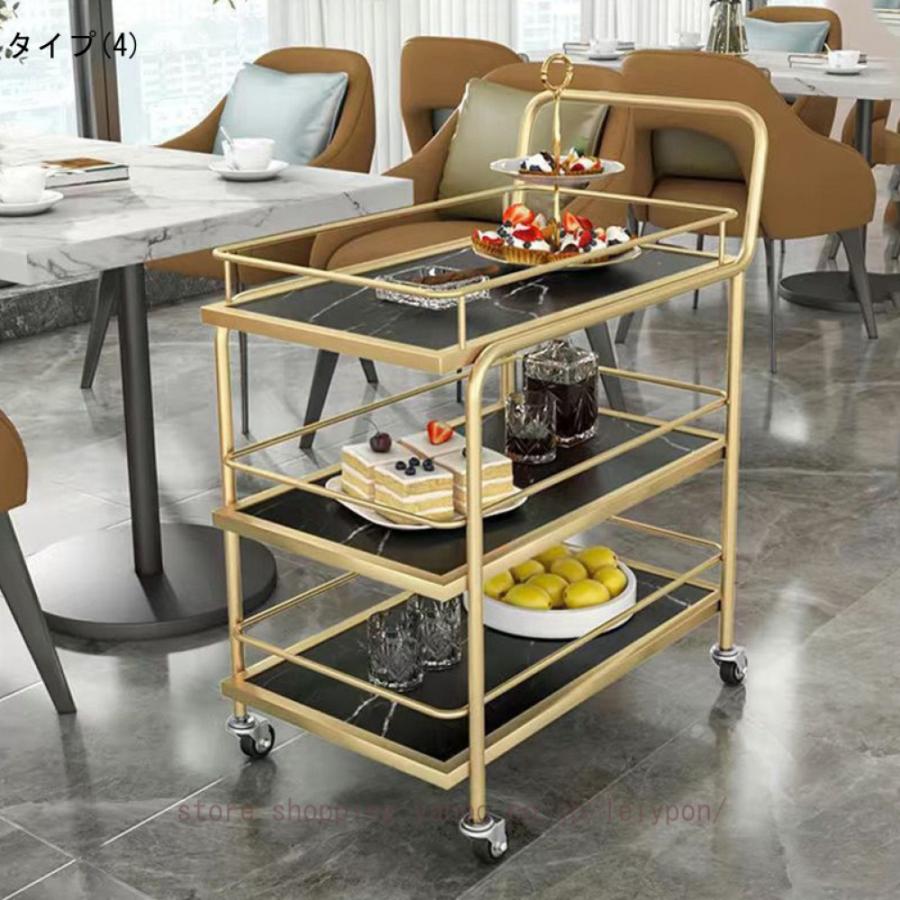 サービスワゴン キッチン ティー カート 木製サービング ヨーロッパ風バー トロリー 屋内屋外リビング ルーム ワイン 寝室 : leiypon - 通販 - Yahoo!ショッピング