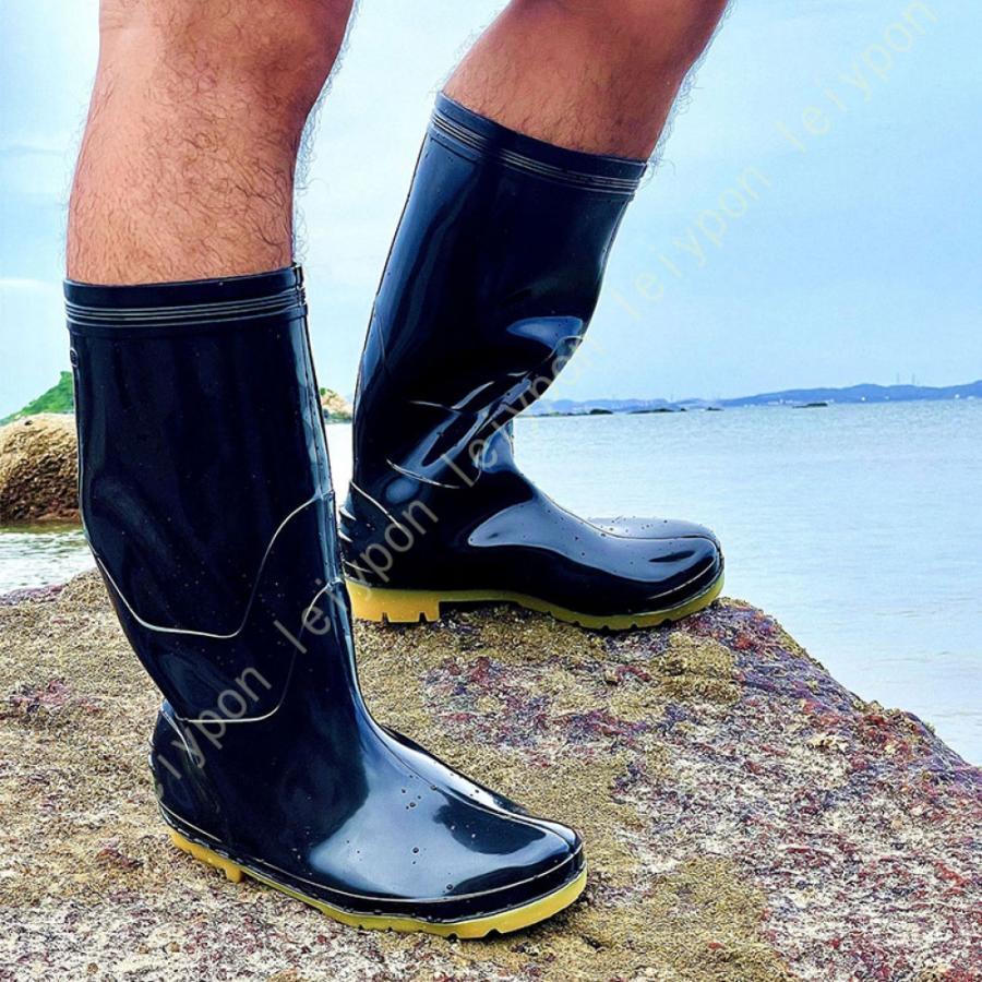 アウトドア レインブーツ 折りたたみ メンズ レディース 男女兼用 防水 防滑 長靴 ロング丈 おしゃれ レインシューズ 歩きやすい PVC 軽量 完全防水 無地 梅雨 : leiypon ...