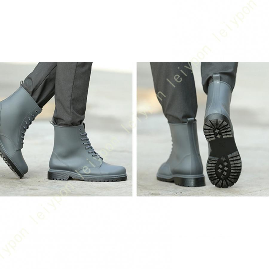 長靴 レインブーツ レインシューズ メンズ 軽量 ショート おしゃれ 防水 雨靴 梅雨対策 台風 抗菌 防臭 ワークマン 農作業 作業靴 滑らない PVC 柔らかい :q01-e0p ...