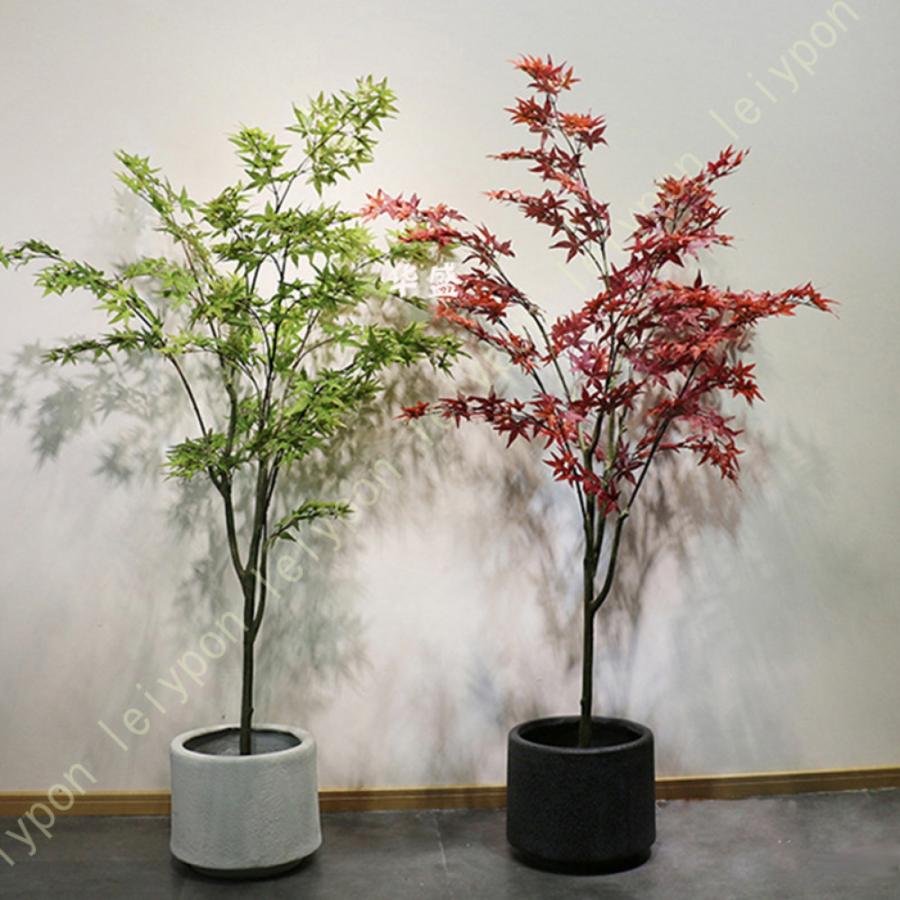 人工 紅葉 人工観葉植物 フェイクグリーン 大型 人工観葉植物 プラスチック製 明るく爽やか スモール リビング 玄関 屋内用 リアル インテリアグリーン :qfg-99X-C2QX ...