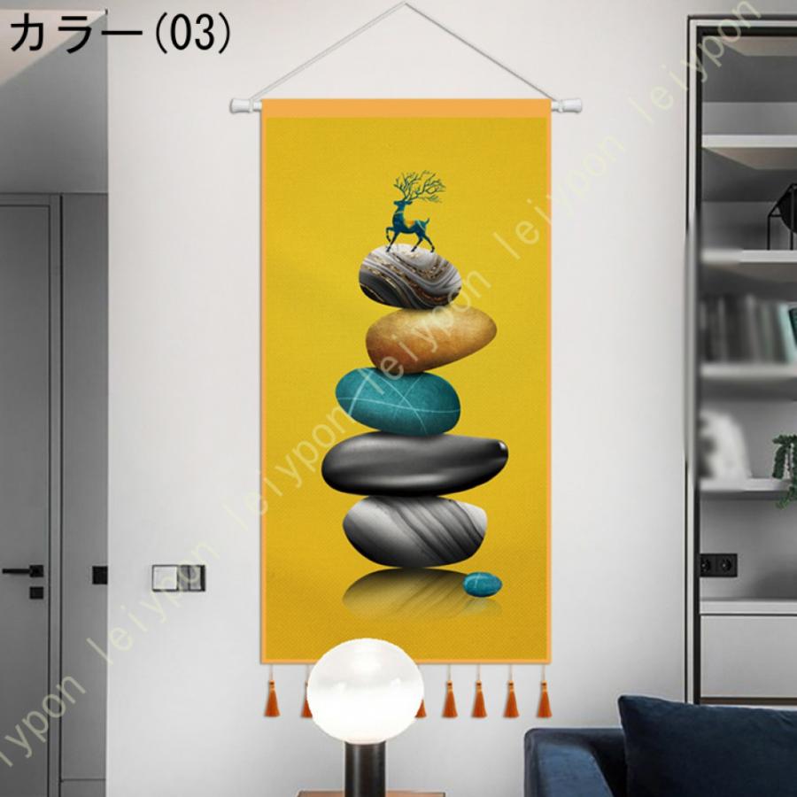 インテリア タペストリー おしゃれ 癒される 自然風景 蓮の花 植物 葉っぱ モダンアート 壁タペストリー 壁掛け 縦長 床の間 部屋飾り お店用 茶室 和室 玄関 : qwc-pe0 ...