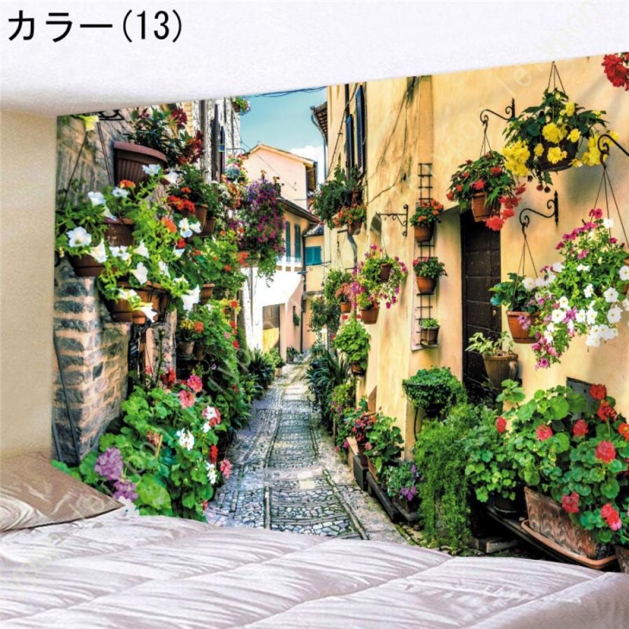 タペストリー 花柄 花と町 おしゃれ 北欧 壁飾り タペストリー 大判 窓カーテン インテリア 飾り 多機能 ホーム装飾 マルチカバー 薔薇柄 壁画 装飾布 : qwc-pe0-vrt1a ...