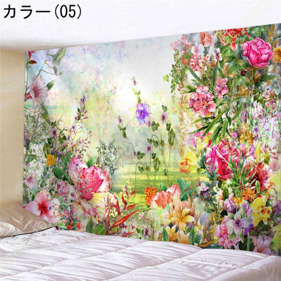 タペストリー 花柄 花と町 おしゃれ 北欧 壁飾り タペストリー 大判 窓カーテン インテリア 飾り 多機能 ホーム装飾 マルチカバー 薔薇柄 壁画 装飾布 : qwc-pe0-vrt1a ...