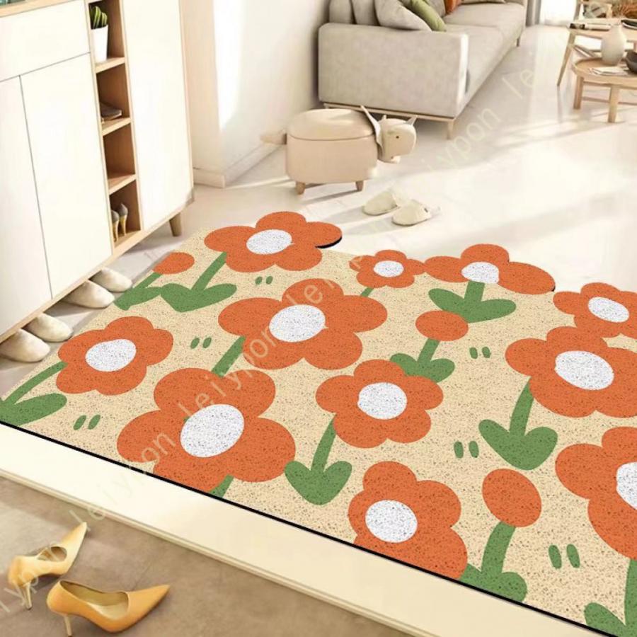 玄関マット 北欧 滑り止めマット 屋内 屋外 おしゃれ ラグ 洗える ドアマット 泥落としマット ねこ 猫柄 かわいい エントランスマット 泥除け 汚れにくい : qwc-pe0-vrx69 ...