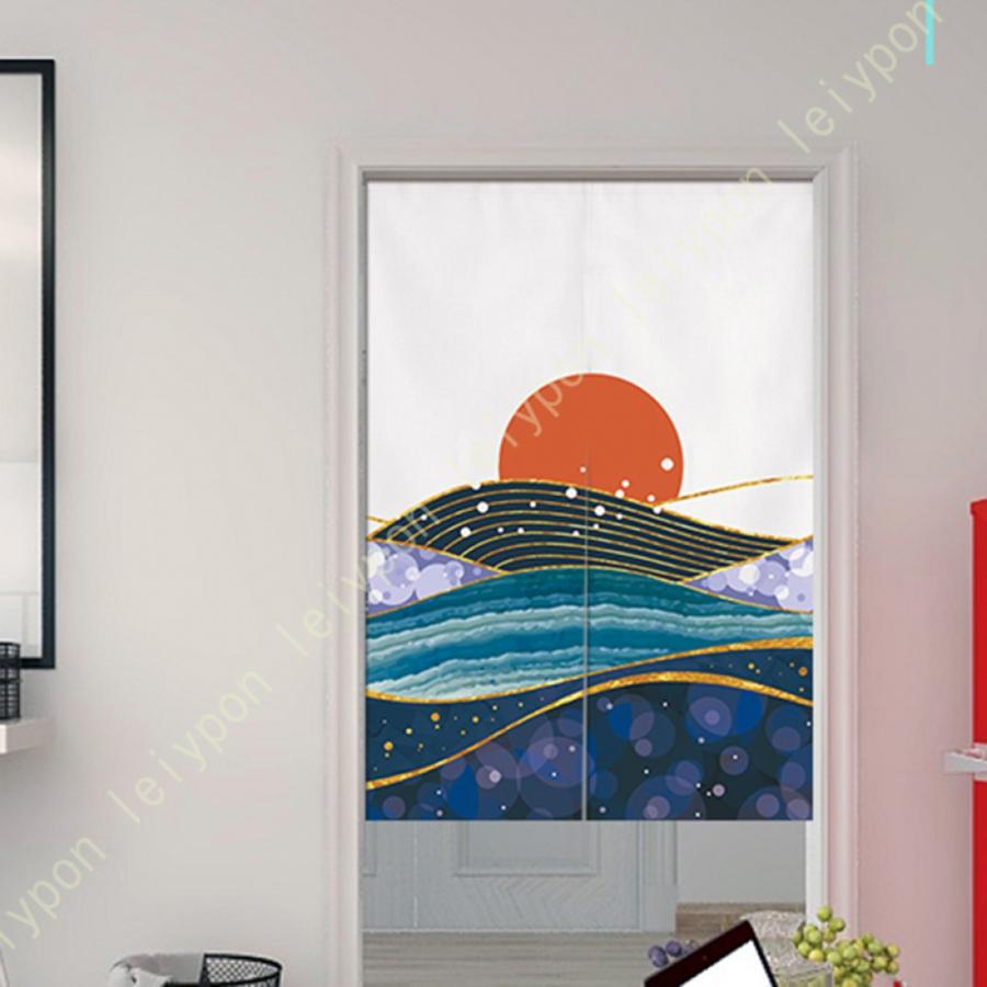 暖簾 おしゃれ のれん 目隠し 北欧風 鳥柄 カフェカーテン 玄関のれん カラフル カップル ドアカーテン 魚柄 半間のれん 暖簾 和風 恋人 間仕切りカーテン :qwC-pe0-Y491 ...