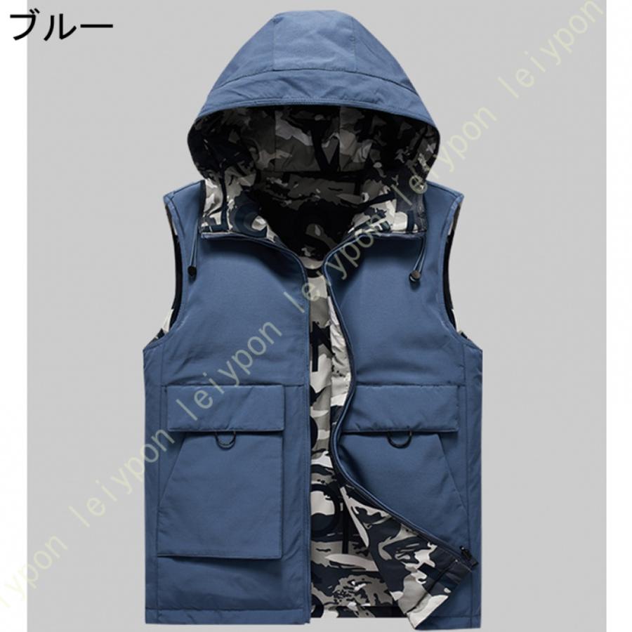 インナーダウンベスト メンズ 老人用 男性用 メンズダウンベスト インナーベスト ダウン フード付き ベスト 軽量ダウンベスト 迷彩柄 ダウンジャケット :rbh-f1h-K98BT ...
