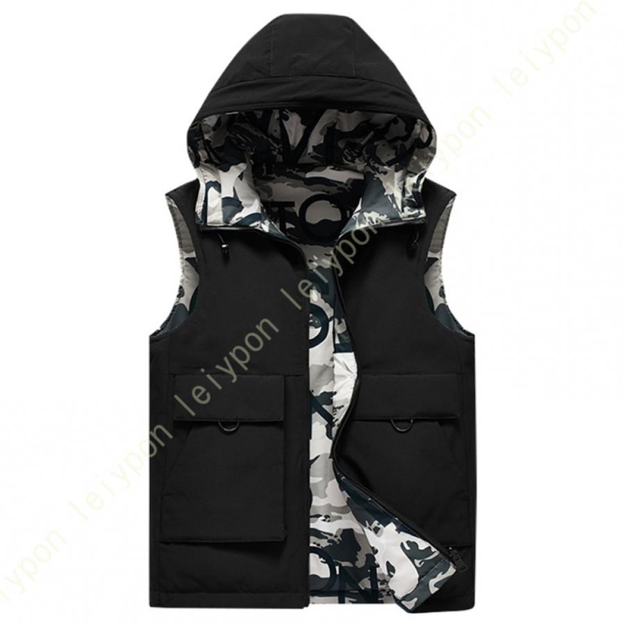 インナーダウンベスト メンズ 老人用 男性用 メンズダウンベスト インナーベスト ダウン フード付き ベスト 軽量ダウンベスト 迷彩柄 ダウンジャケット :rbh-f1h-K98BT ...