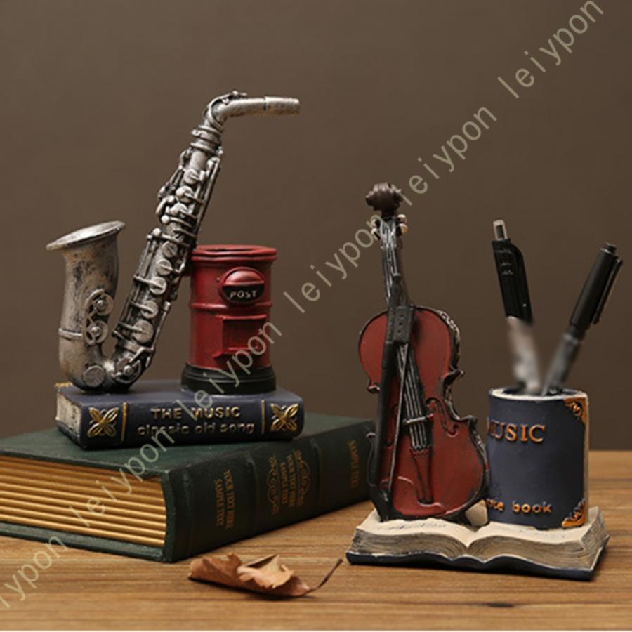ペンホルダー 楽器 置物 サックス 樹脂 ミニチュア クラシック ハンドメイド 工芸品 スチームパンク グッズ 楽器のおもちゃ 雑貨 アメリカ クラフト : leiypon - 通販 ...