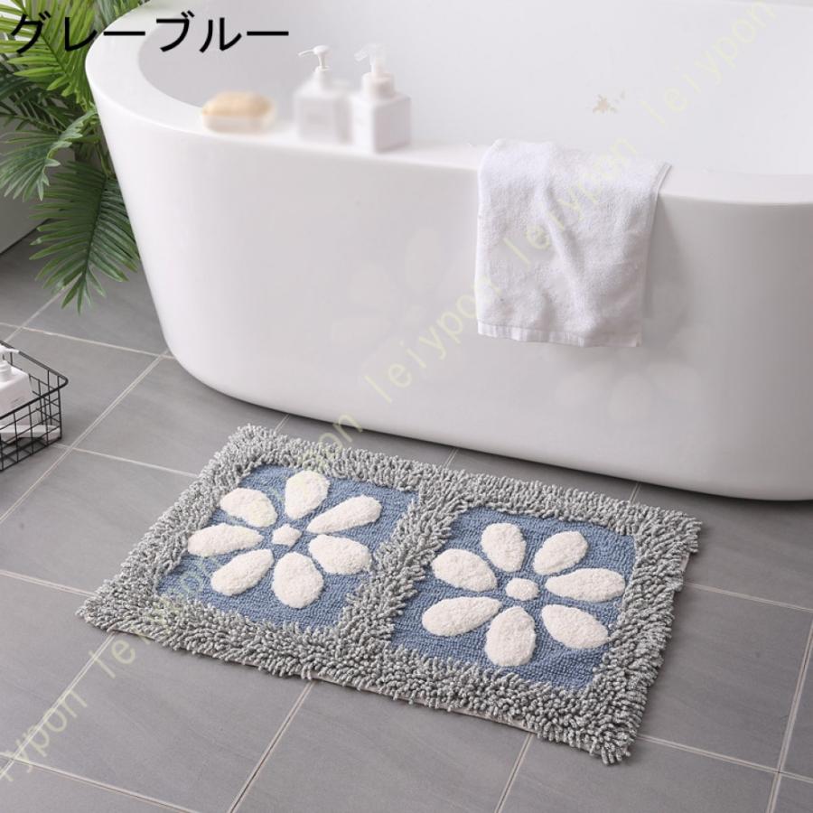 バスマット おしゃれ 玄関マット 室内 北欧マット 浴室足ふきマット 速乾 洗える 足ふきマット お風呂マット 吸水 滑り止め 玄関マッ 足拭きマット 丸洗い可能 :t2P-22T-2CRGT ...