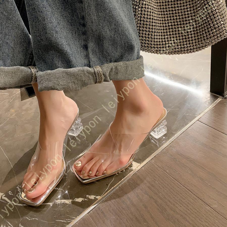 チャンキーヒール サンダル 厚底 レディース ミュール 5cmヒール 歩きやすい 太ヒール 大きいサイズ 疲れない 厚底サンダル 旅行 夏 ミュールサンダル : leiypon - 通販 ...