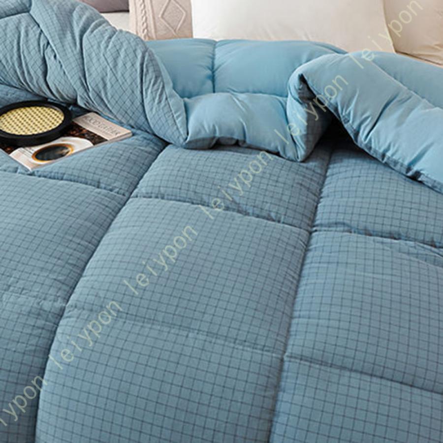 掛けふとん 温度調節 深い睡眠 はだかけ布団 キルティング 厚手 肌掛け布団 保温 シングル 冬用の布団 格子柄 冬の掛け布団 お昼寝布団 シンプル 来客用 :ut0-tco-8FJ6LO ...