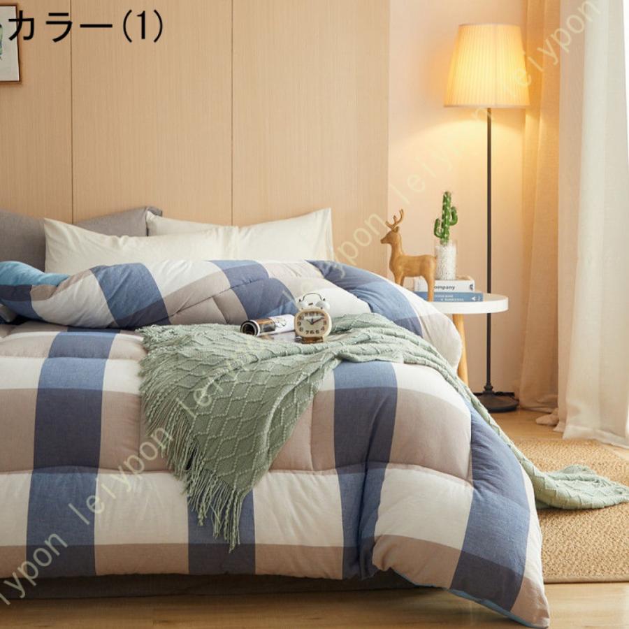 掛けふとん 温度調節 深い睡眠 はだかけ布団 キルティング 厚手 肌掛け布団 保温 シングル 冬用の布団 格子柄 冬の掛け布団 お昼寝布団 シンプル 来客用 :ut0-tco-8FJ6LO ...