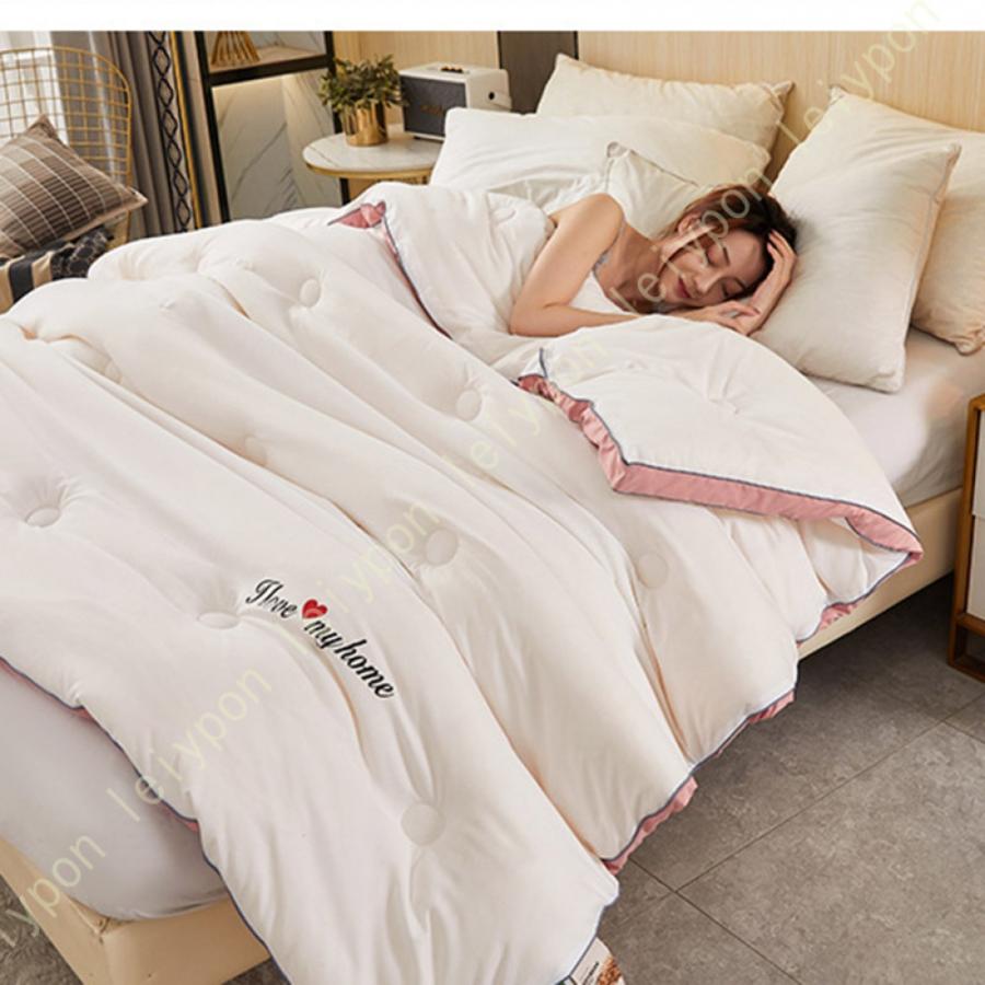 肌掛け布団 掛け布団 シングル 夏 秋 冬 子供用掛け布団 温度調節 抗菌素材 防臭 防ダニ 静電防止 肌かけ布団 洗えるかけ布団 吸水速乾 洗える オールシーズン : ut0-tco ...