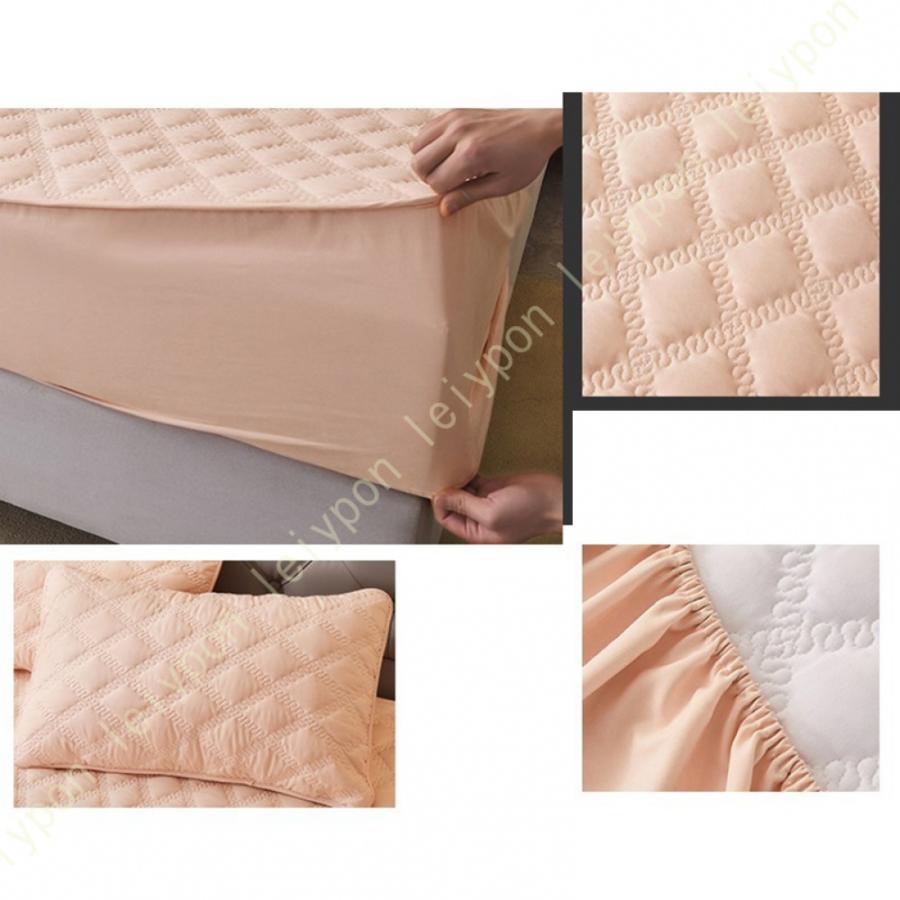 ボックスシーツ ワイドキング 一体型 中綿入り 敷きパッド 一体型 ベッドパット シーツ シングル 敷パッド セミダブル 寝心地アップ 敷きふとんカバー : ut0-tco-n8jlb ...