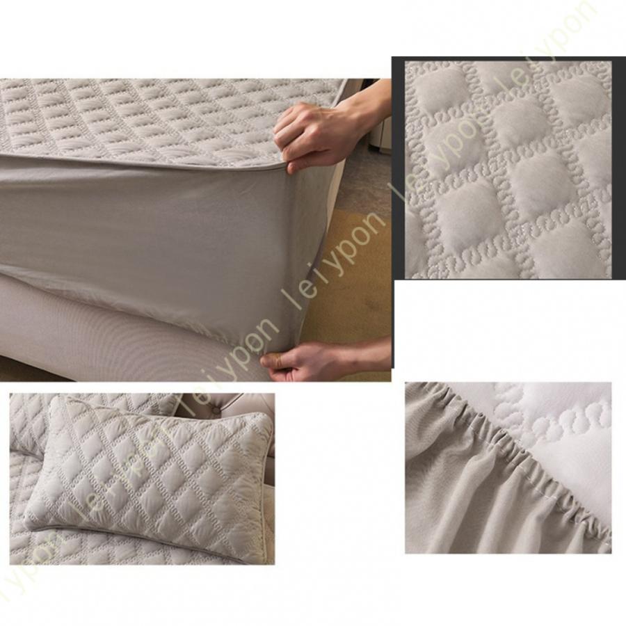 ボックスシーツ ワイドキング 一体型 中綿入り 敷きパッド 一体型 ベッドパット シーツ シングル 敷パッド セミダブル 寝心地アップ 敷きふとんカバー : ut0-tco-n8jlb ...