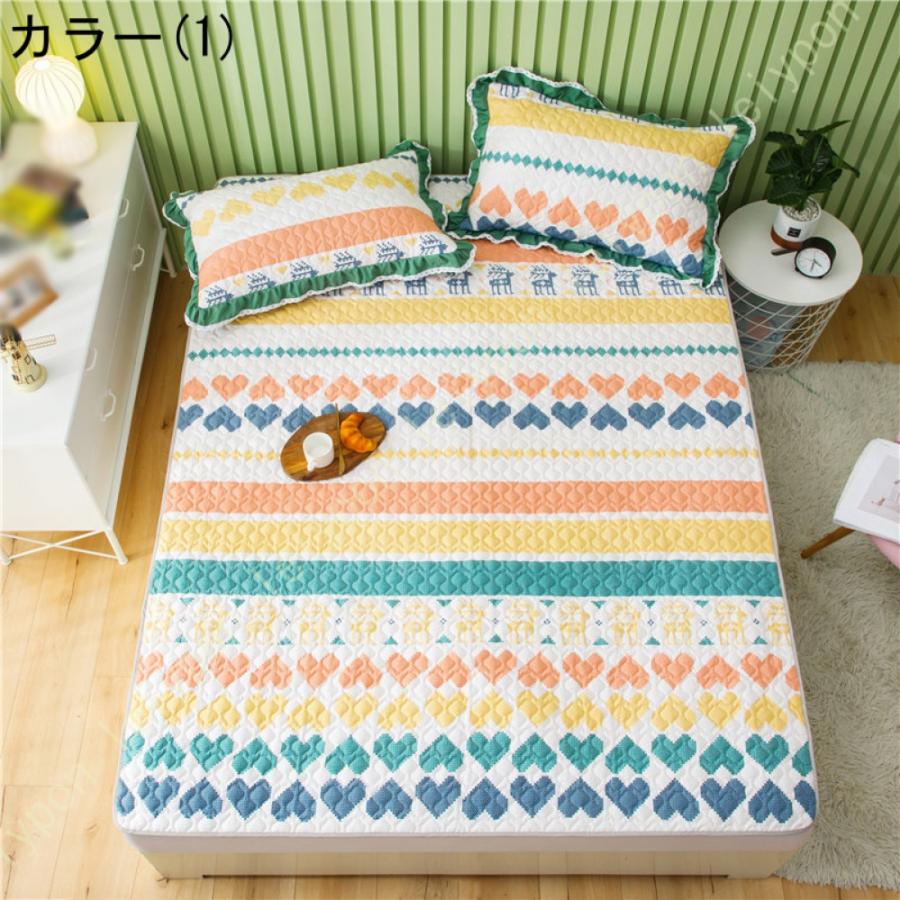 ベッドパッド 綿100％ 敷きパッド シングル マットレスパッド 吸水 速乾 さらさら ウォッシャブル 布団敷きパッド ダブル 洗える 敷パッド 敷きパット 春 夏 :ut0-tco ...
