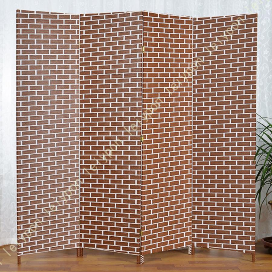 パーテーション 間仕切り 4連タイプ ついたて スクリーン 高さ180cm 折りたたみ 紙製 手作り 衝立 自立式 インテリア 屏風 目隠し 移動便利 リビング キッチン : leiypon ...