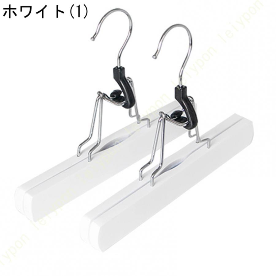 天然木製ズボンハンガー 10本組 ブラウン スカート吊りハンガー 跡がつかない 360度回転式防錆加工フック 型崩れ防止 省スペース パンツ ボトムス スラックス : leiypon - 通販 ...