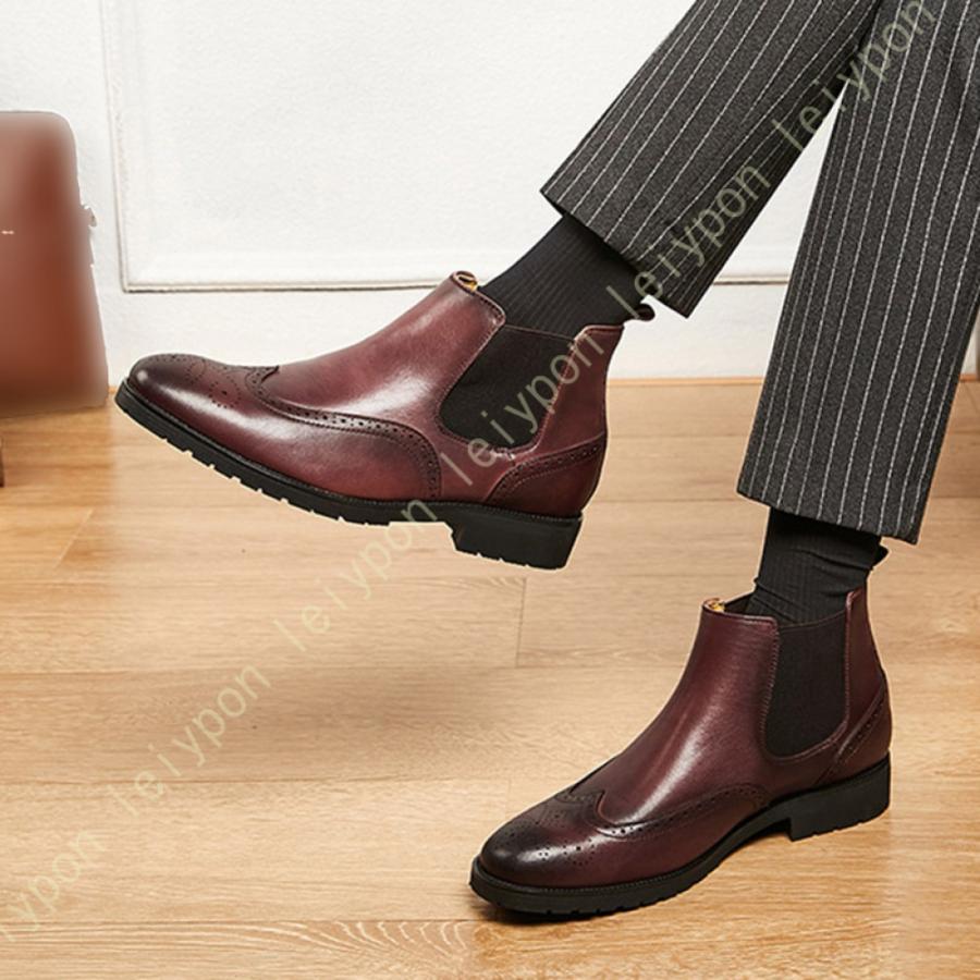 チェルシーブーツ サイドゴアブーツ メンズブーツ メンズ カジュアル ハイカット 靴 シューズ シンプル オシャレ 大きいサイズ サイドゴア おしゃれ : v7z-wqe-maent ...