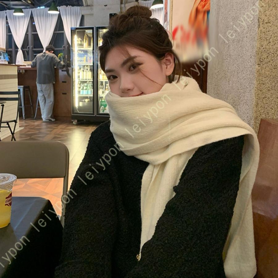 マフラー ストール レディース ロング ニット 大判 ケーブル編み 黒 赤 秋冬定番 ロングマフラー 秋冬 可愛い ボリューム 長い 茶 暖か 両面タイプ おしゃれ : wy6-9r6 ...