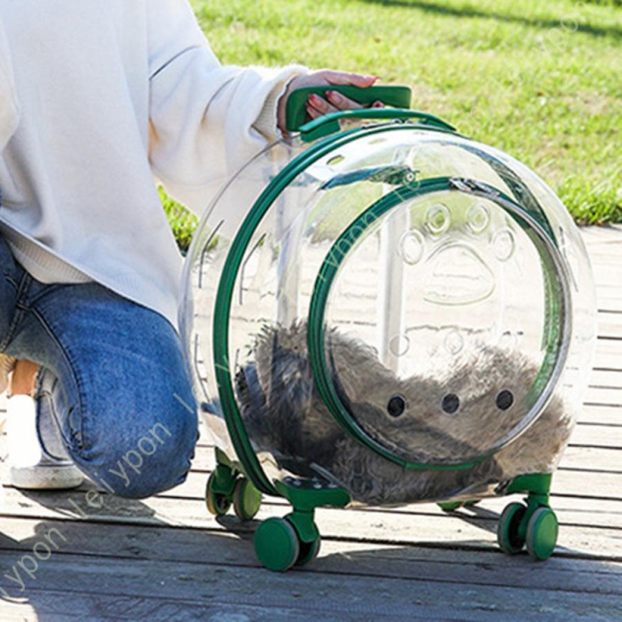 ペットキャリーバッグ キャスター付き 小型犬 子犬 猫 小動物用 ペットキャリーケース ペットリュック 伸縮ハンドル おしゃれ 透明 ハード 猫用キャリーバッグ : x9e-7ma ...