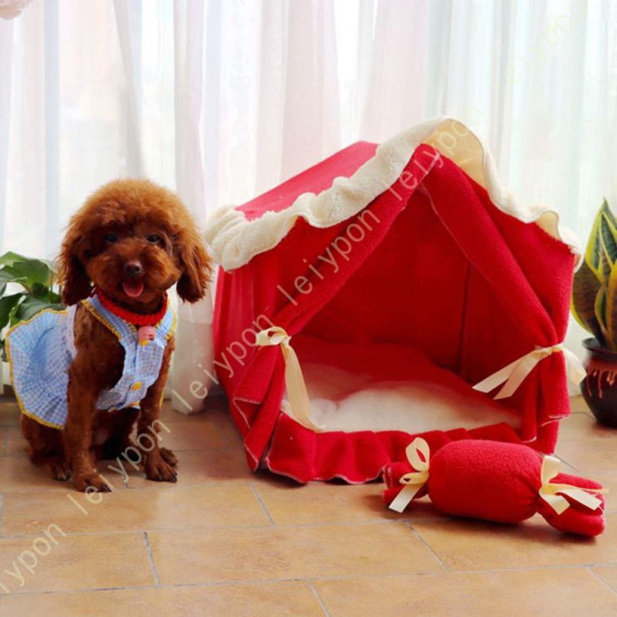 ペットベット クッション付き 2WAY ドーム型 猫ハウス 猫テント 春 夏 秋 冬 洗濯OK 洗える 保温性 滑り止め 犬 いぬ イヌ ねこ ネコ 猫 小型犬 中型犬 可愛い : x9e ...