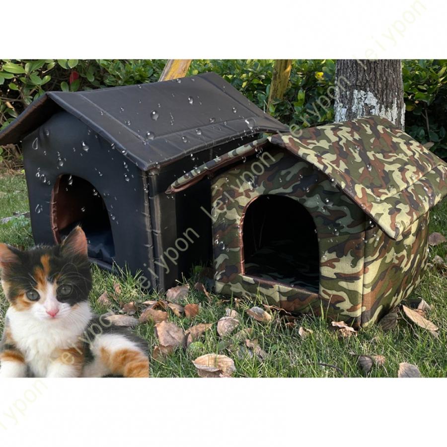 屋外 ペットハウス 防寒巣 キティシェルター 屋根付き 冬 暖かい 防雨キャットハウス 屋外用 外猫ハウス 犬小屋 犬用ベッド キャットハウス 野良猫 野良犬 : x9e-7ma-fi879 ...