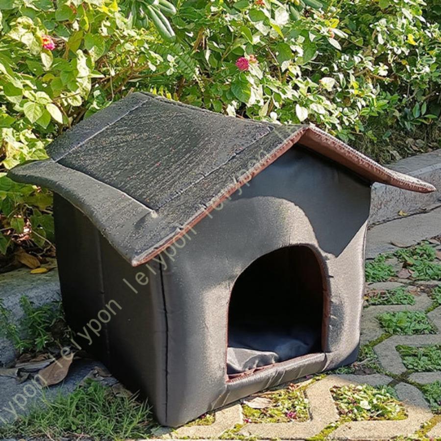 屋外 ペットハウス 防寒巣 キティシェルター 屋根付き 冬 暖かい 防雨キャットハウス 屋外用 外猫ハウス 犬小屋 犬用ベッド キャットハウス 野良猫 野良犬 : x9e-7ma-fi879 ...