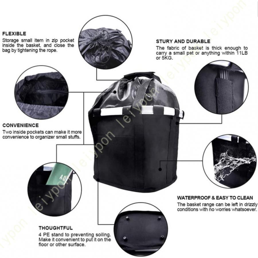 自転車用前カゴ ペットキャリーバッグ 折り畳み ペットキャリー バック 車載用ケージ キャリーバッグ 猫用 犬用 ペット用品 小型犬 小動物 キャンプ :x9e-7ma-FI8M44 ...