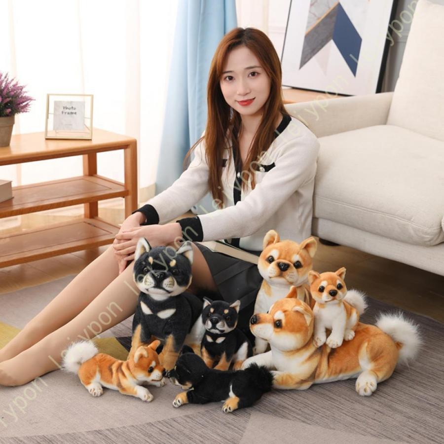リアル 犬 いぬ イヌ ぬいぐるみ リアルなテディ犬 ラッキーパピー かわいい動物 犬ぬいぐるみ おもちゃ 人形 子供 男の子ギフト 装飾 工芸品 抱き枕 お誕生日 : leiypon ...