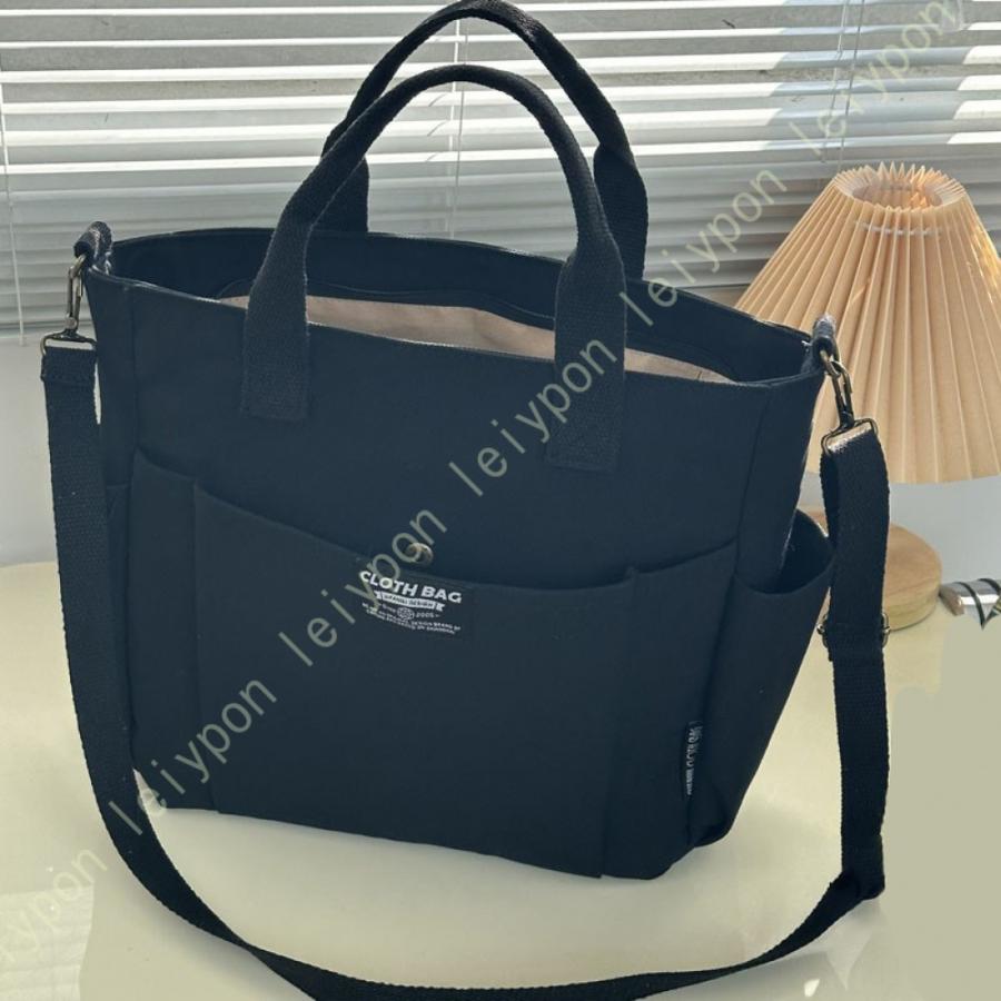 2way トートバッグ 大容量 レディース 肩掛け 軽量 バッグ 大きめ 通勤バッグ 内袋付き 通勤 通学 仕事用 キャンバス 帆布 布 多収納 収納多数 A4トート : yjr-wp2 ...