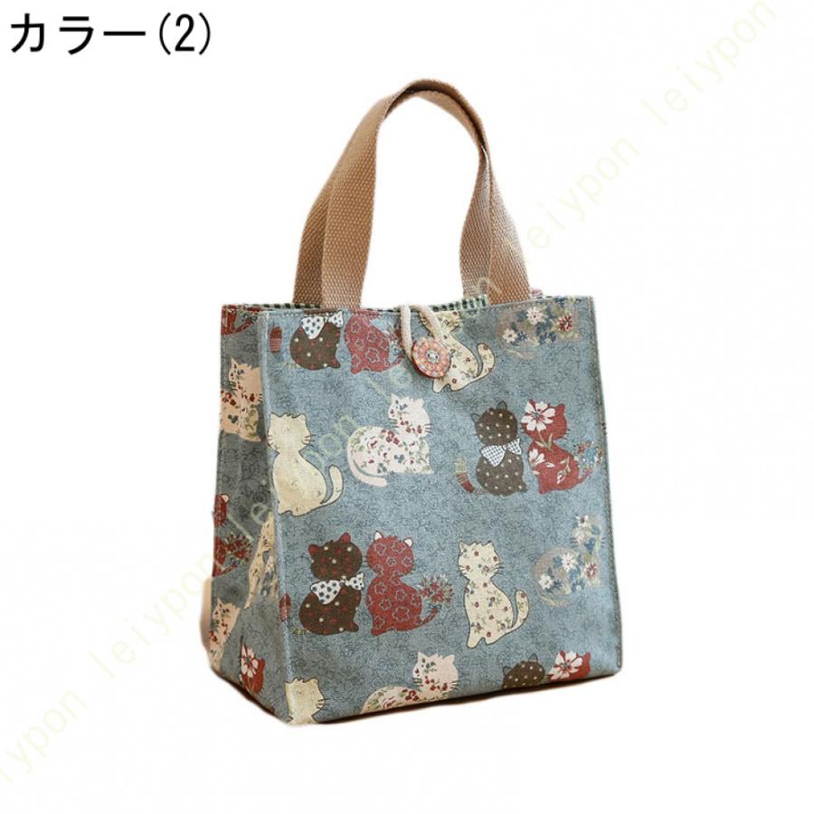 キャンバス トートバッグ ミニトート ミニトートバッグ ミニバッグ 小さめ 布 コットン ランチバッグ サブバッグ お弁当 蝶 うさぎ 自立 大人 おしゃれ 軽い : leiypon - 通販 ...