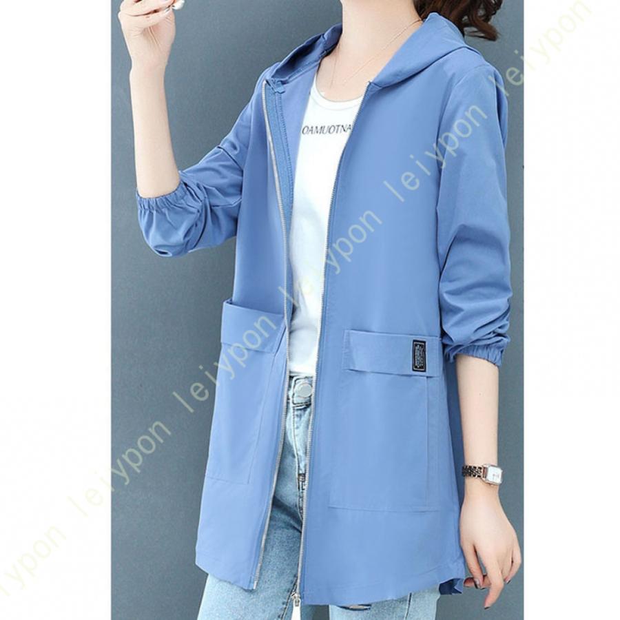 モッズコート 春秋コート 春 アウター レディース フード付き トレンチ コート ロング ゆったり 大きいサイズ 体型カバー お出かけ 通勤 オフィス カジュアル :yrc-o77 ...