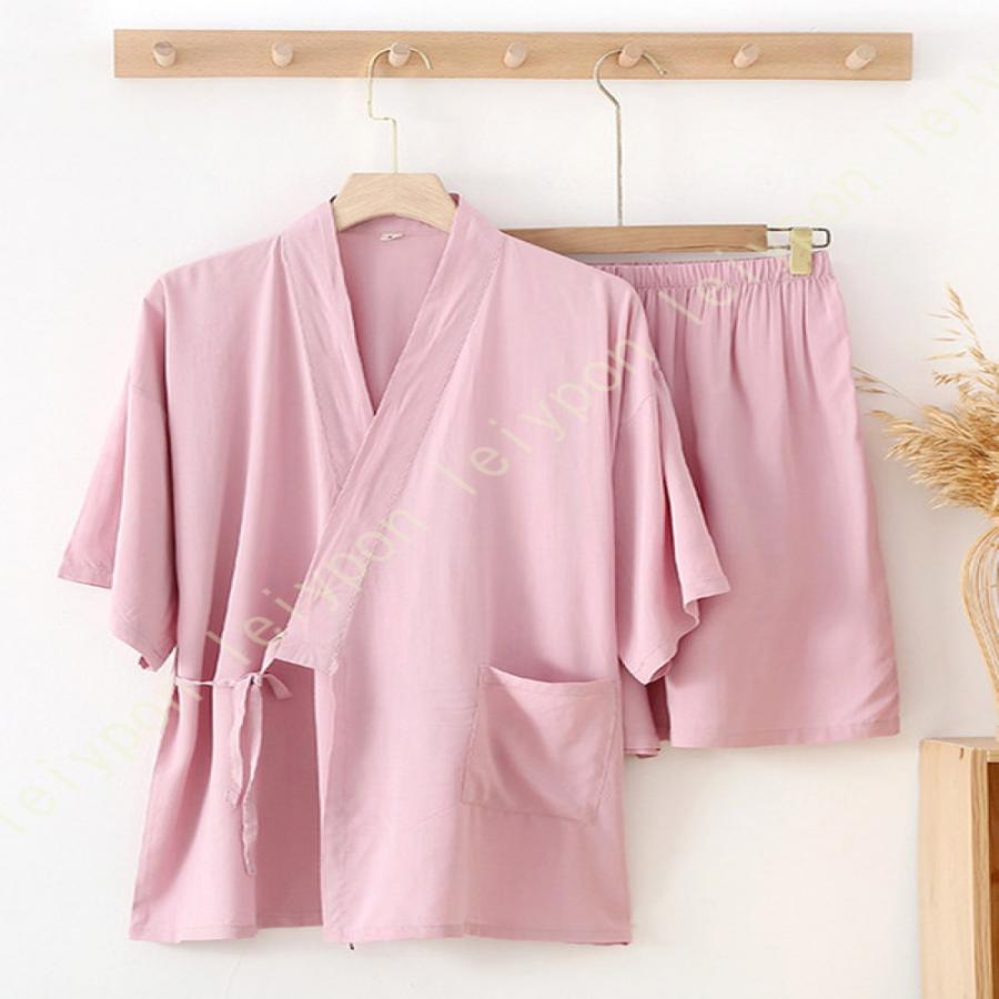 甚平 メンズ レディース 和風 パジャマ 上下セット 前開き 寝巻き 浴衣 甚平 寝間着 旅館浴衣 便利服 作務衣 セット ガーゼセット ルームウェア 通気性 着替え : yrc-o77 ...