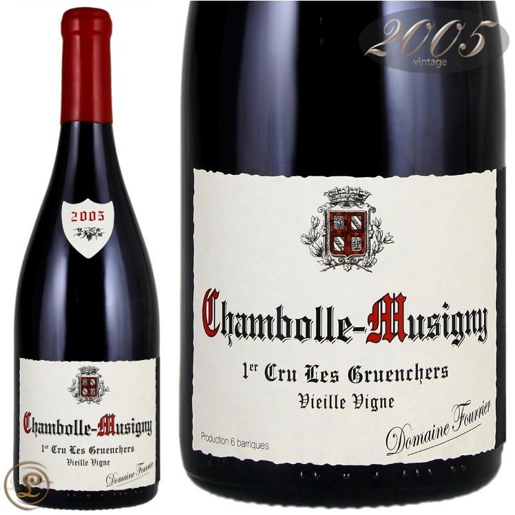 2005 シャンボール ミュジニー プルミエ クリュ レ グリュアンシェール ドメーヌ フーリエ 正規品 赤ワイン 辛口 750ml グリ ...