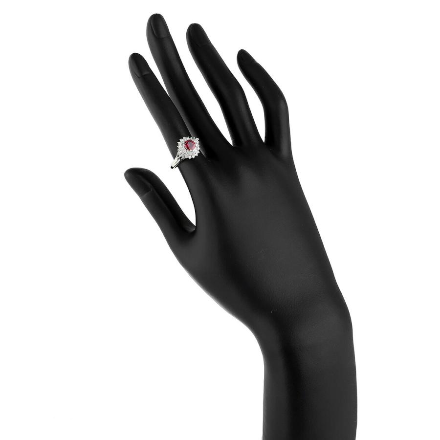 ヘイローデザインリング 指輪 ルビー 0.41ct ダイヤモンド Pt900 12号 中古 プレラブド 返品OK : Le meilleur ルメイユ - 通販 - Yahoo!ショッピング