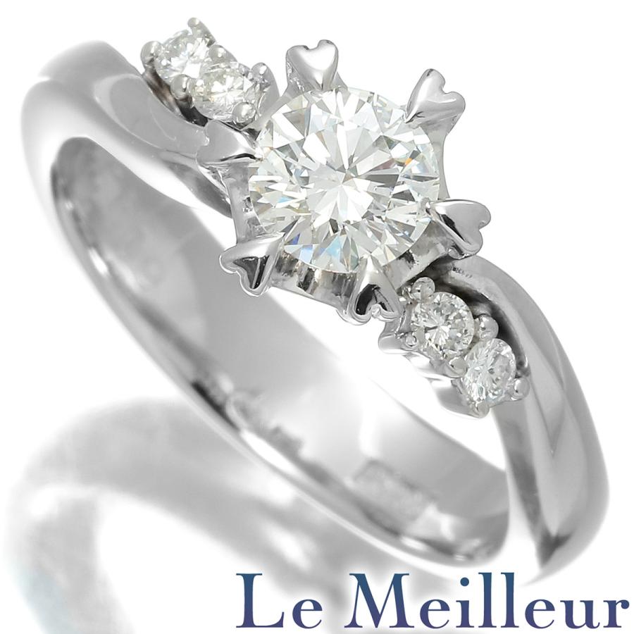 リング VERY GOOD SIクラス Hカラー 指輪 ダイヤモンド 0.446ct Pt900 9号 中古 プレラブド 返品OK : Le meilleur ルメイユ - 通販 ...