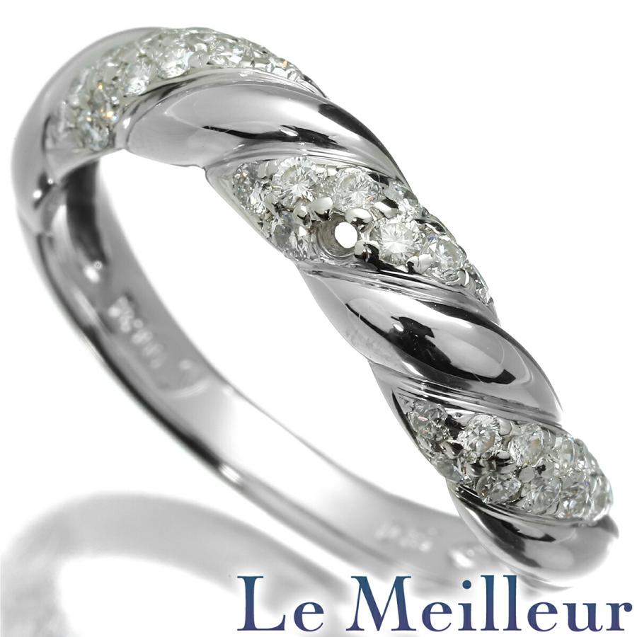 ツイストデザインリング 指輪 ダイヤモンド 0.37ct Pt900 13号 中古 プレラブド 返品OK : Le meilleur ルメイユ - 通販 - Yahoo!ショッピング