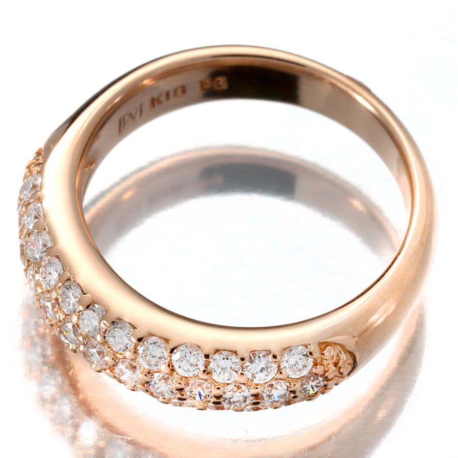 Ponte Vecchio ポンテヴェキオ パヴェ ピンキーリング 指輪 ダイヤモンド 0.41ct K18PG 2号 PONTE VECCHIO 中古 プレラブド 返品OK : Le ...