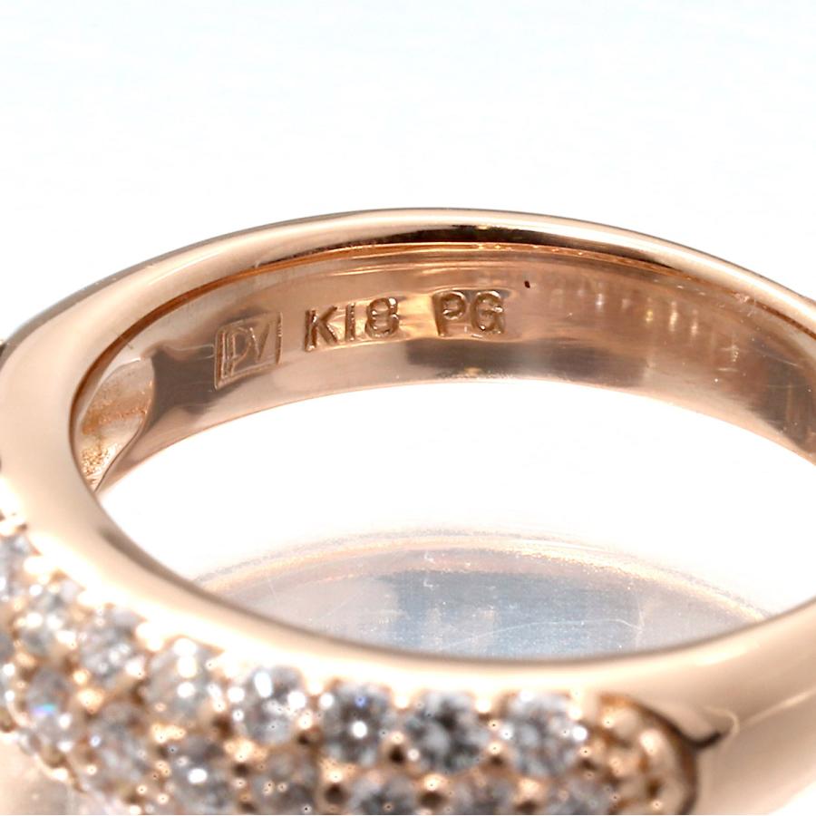Ponte Vecchio ポンテヴェキオ パヴェ ピンキーリング 指輪 ダイヤモンド 0.41ct K18PG 2号 PONTE VECCHIO 中古 プレラブド 返品OK : Le ...