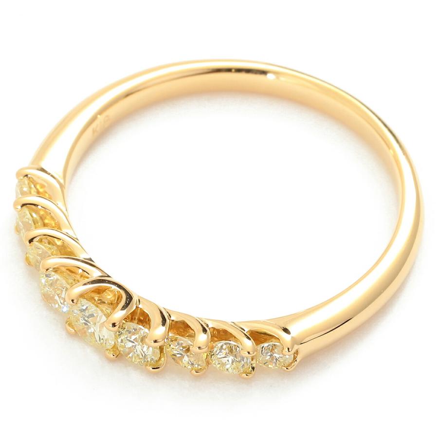 ハーフエタニティリング 指輪 ダイヤモンド 0.5ct K18 12号 中古 プレラブド 返品OK : lel731 : Le meilleur ルメイユ - 通販 - Yahoo!ショッピング