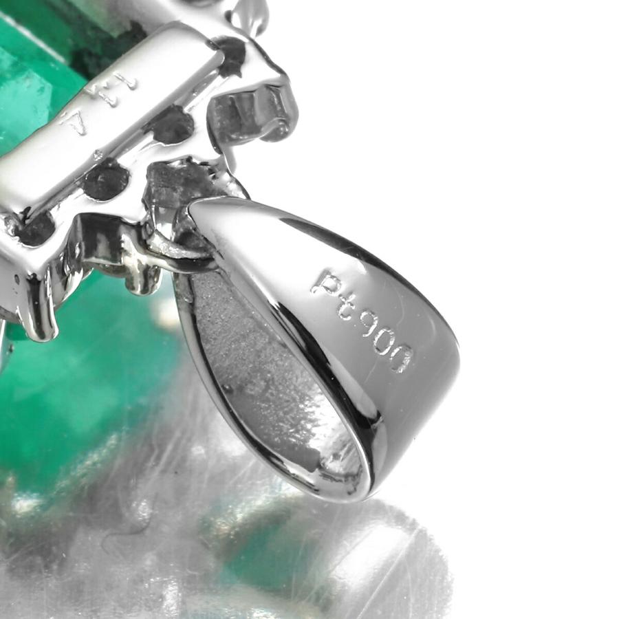 ヘイローデザインペンダントトップ エメラルド 1.14ct ダイヤモンド 0.33ct Pt900 中古 プレラブド 返品OK : Le meilleur ルメイユ - 通販 - Yahoo ...