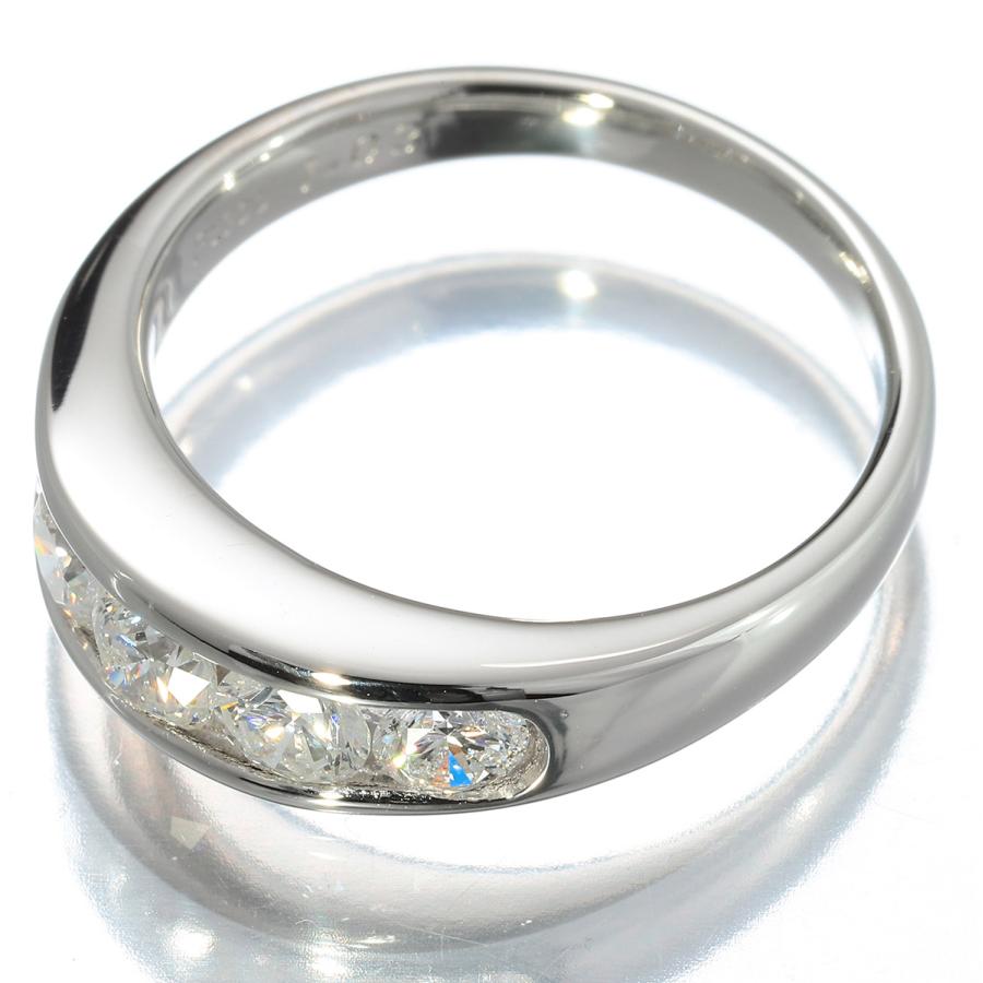 レール留め リング 指輪 ダイヤモンド 1.03ct Pt900 13号 中古 プレラブド 返品OK : Le meilleur ルメイユ - 通販 - Yahoo!ショッピング