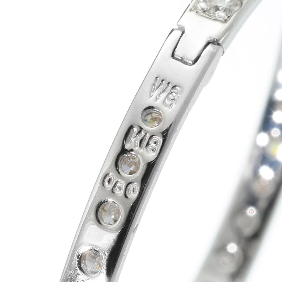 パヴェ フープピアス ダイヤモンド 0.50ct K18WG 新品仕上げ ヴィンテージ :LES6799:Le meilleur - 通販 - Yahoo!ショッピング