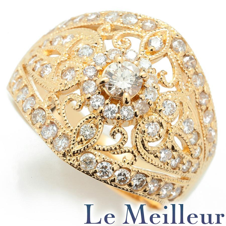 リング 指輪 ダイヤモンド 1.0ct K18 13号 中古 プレラブド 返品OK : Le meilleur ルメイユ - 通販 - Yahoo!ショッピング