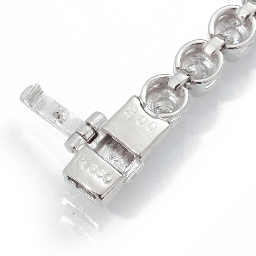 テニスブレスレット ダイヤモンド 2.00ct Pt850 中古 プレラブド 返品OK : Le meilleur ルメイユ - 通販 - Yahoo!ショッピング
